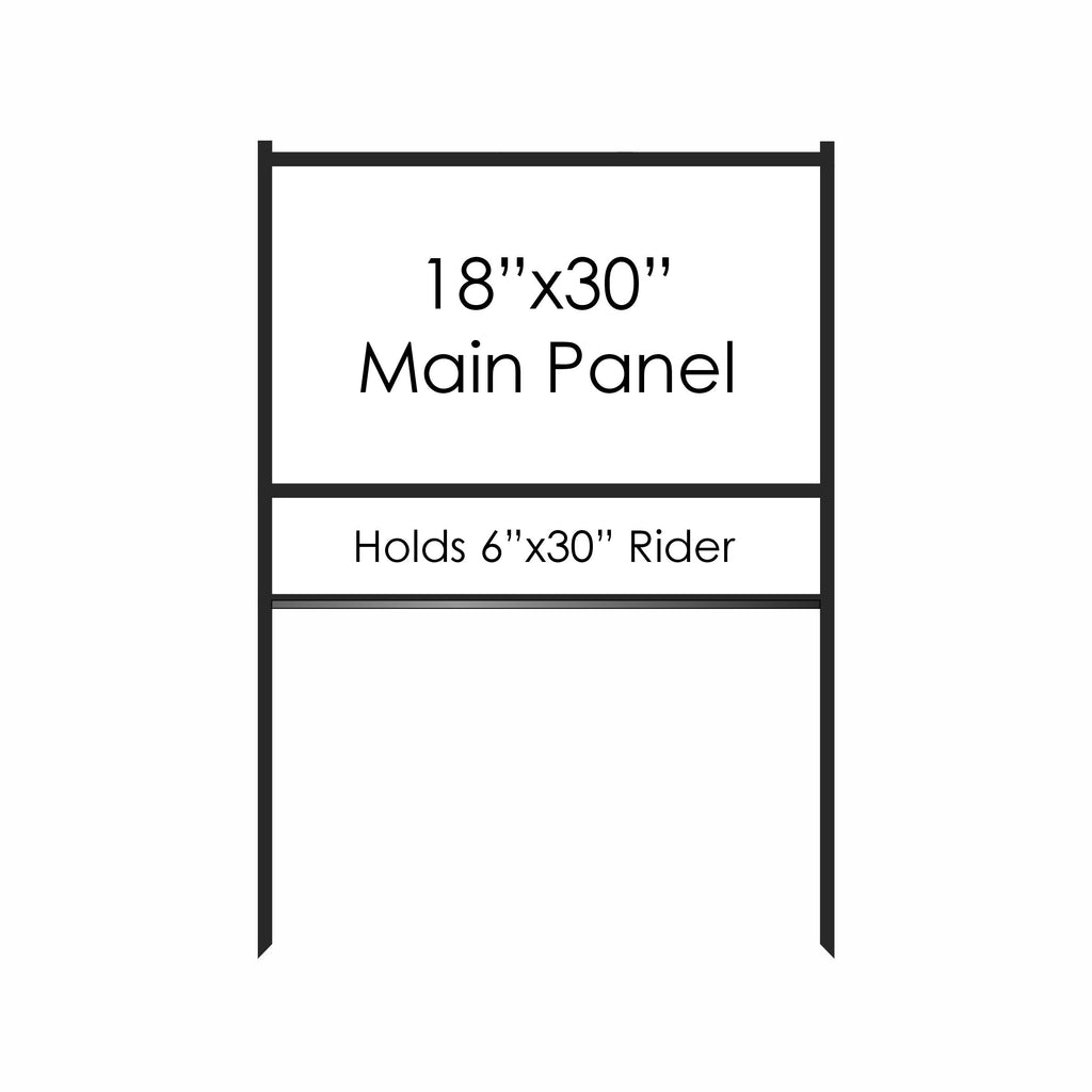 18x30 Corrugated Plastic Yard Sign – Signcraft